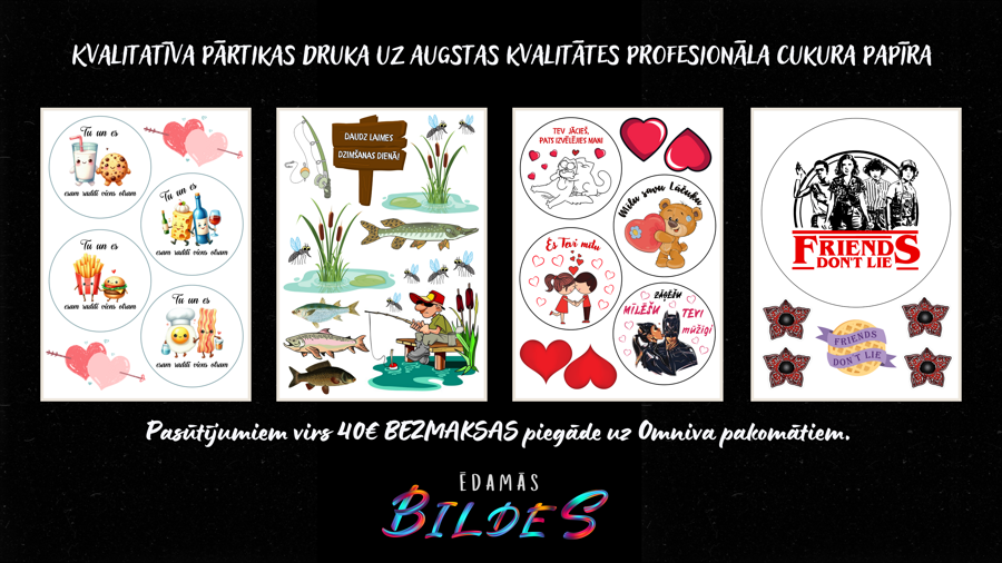 Chocolate Transfer Sheets "Valentine's Day Nr3" ar apdruku - JAUNUMS ...